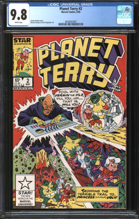 Planet Terry (1985) #2 CGC 9.8 NM/MT